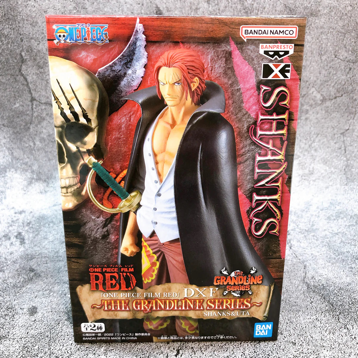 BANPRESTO ONE PIECE FILM RED Shanks DXF THE GRANDLINE SERIES 17cm ...