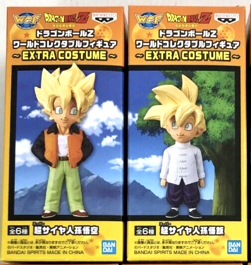 Dragon Ball Z World Collectable Figure WCF EXTRA COSTUME Goku & Gohan ...
