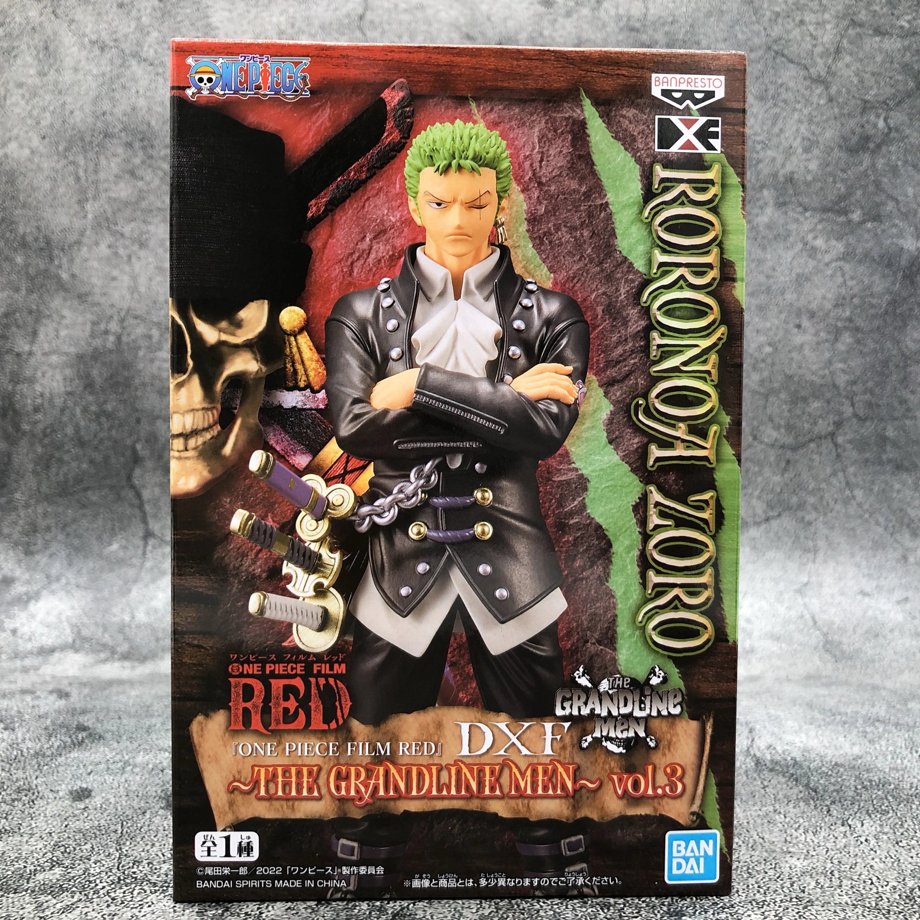 One Piece Film Red - Roronoa Zoro The Grandline Men DXF Figure – Toys ...